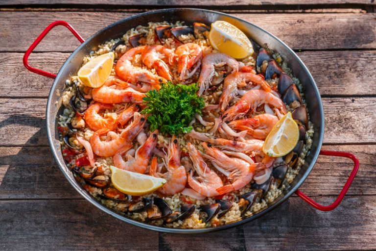 Valencian Seafood Paella